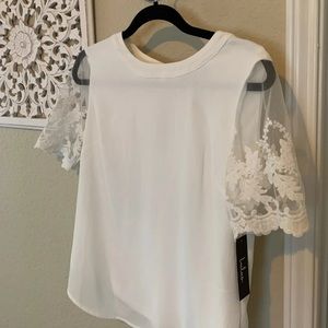 Lulus | Tops | Lulus White Embroidered Top | Poshmark